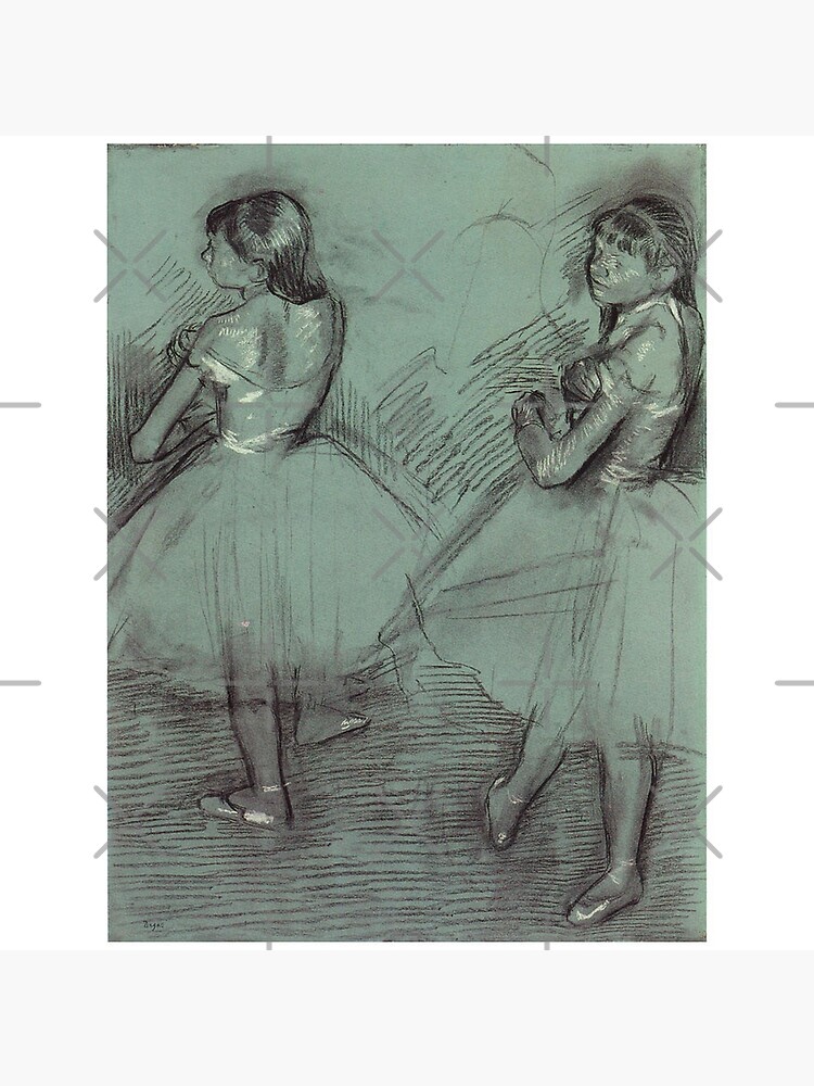 "Two Dancers is a drawing by Edgar Degas" Photographic Print by ...