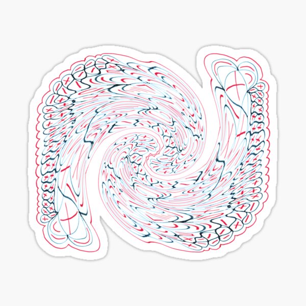 "Texta Drawn Pattern" Sticker for Sale by KazM | Redbubble