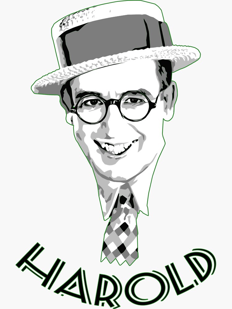 "Harold" Sticker for Sale by fierywolfdesign | Redbubble
