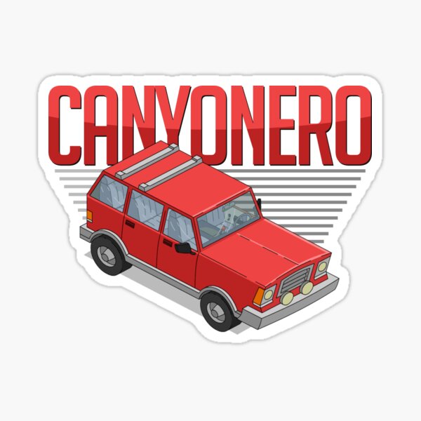 "CANYONERO" Sticker for Sale by jensensey | Redbubble