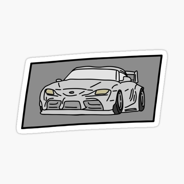 "classic super car" Sticker by fokaction | Redbubble
