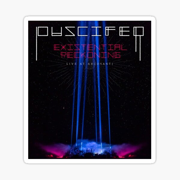 "existential 3 moodem Puscifer reckoning live concert" Sticker for Sale ...