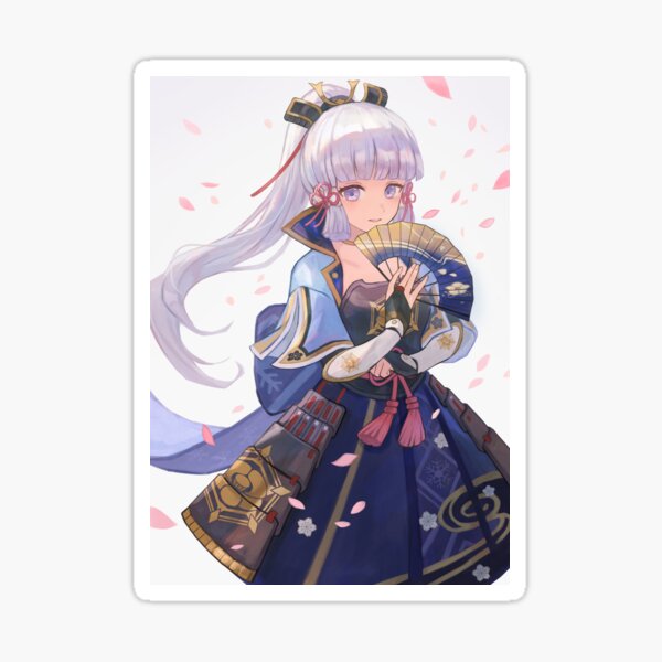 "Kamisato Ayaka Genshin Impact" Sticker for Sale by Hanjipyeong94 ...