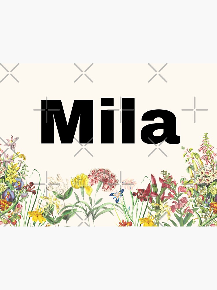 "Mila mug, Mila sticker, Mila magnet, Mila laptop sleeve" Sticker for ...
