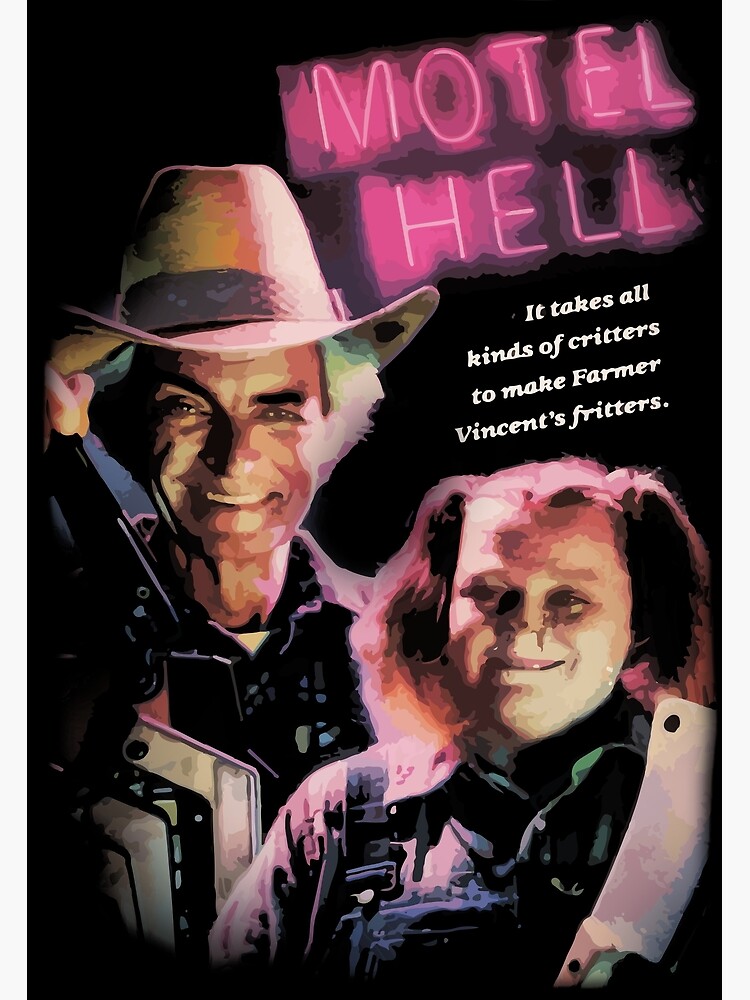 "Motel Hell" Poster for Sale by retrokdr | Redbubble