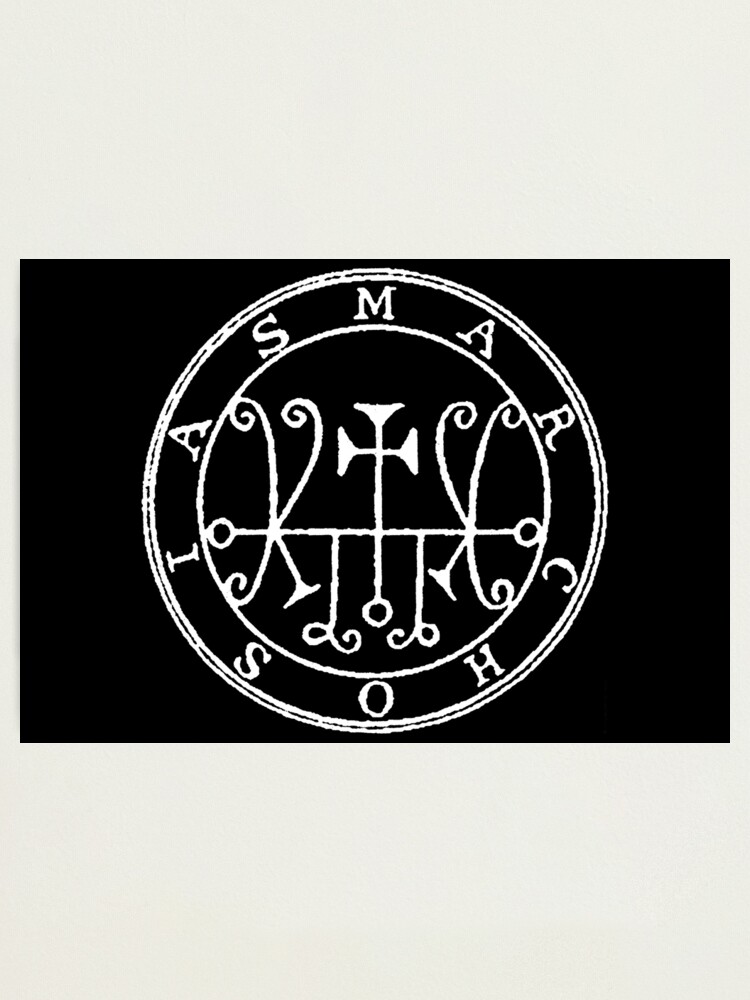 Lámina fotográfica «Círculo de Demonio Talismán del Sello de Marchosias ...