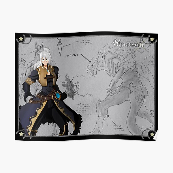 "Twilight: Silver-A-DRAKE, the black dragon" Poster by Silver-DRAKE ...