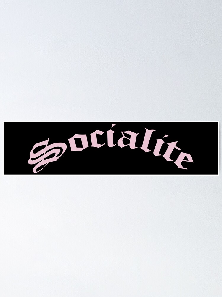 "Gretchen Wieners 'Socialite'" Poster for Sale by SameOldChic | Redbubble