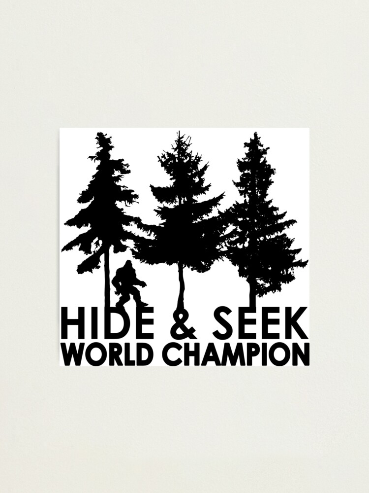 Lámina fotográfica «Campeón del mundo de Hide & Seek - Big Foot» de ...