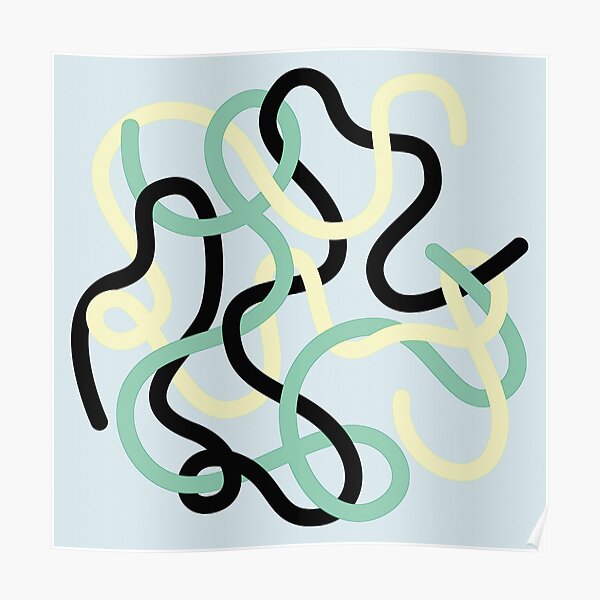 "Loopy" Poster for Sale by SigrunHalla | Redbubble
