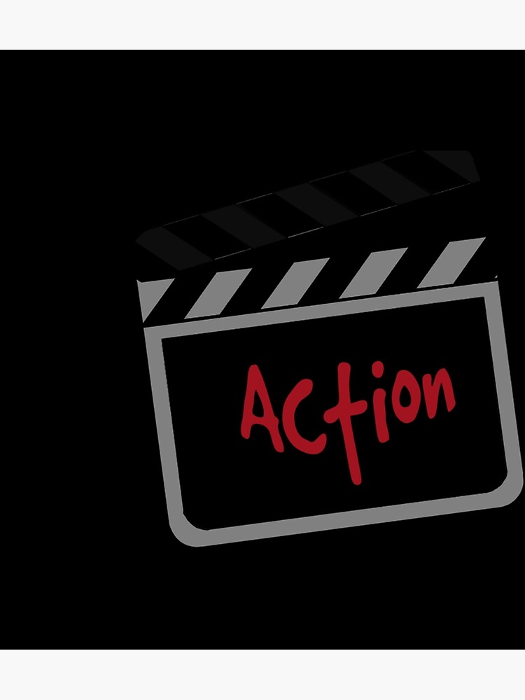 "Action Sticker" Poster by SeidyRoper | Redbubble