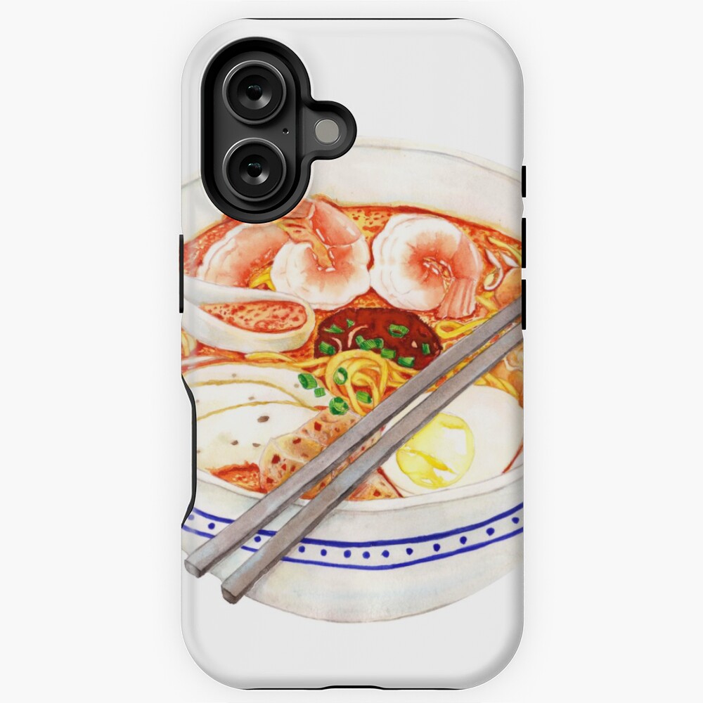 "laksa" Sticker for Sale by xianxiu-ling | Redbubble