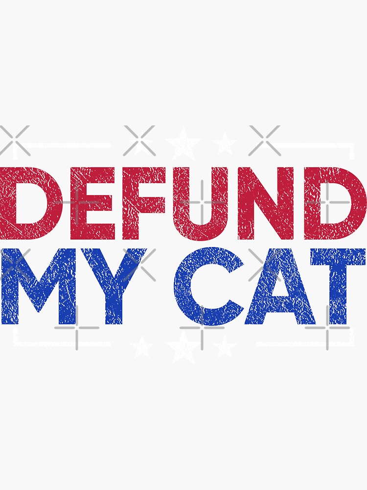 Pegatina «Cat Politics Quitar fondos a los políticos Libertario ...
