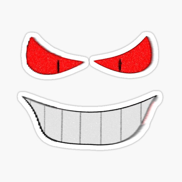 "Halloween - Vicious Smile" Sticker by theogat | Redbubble