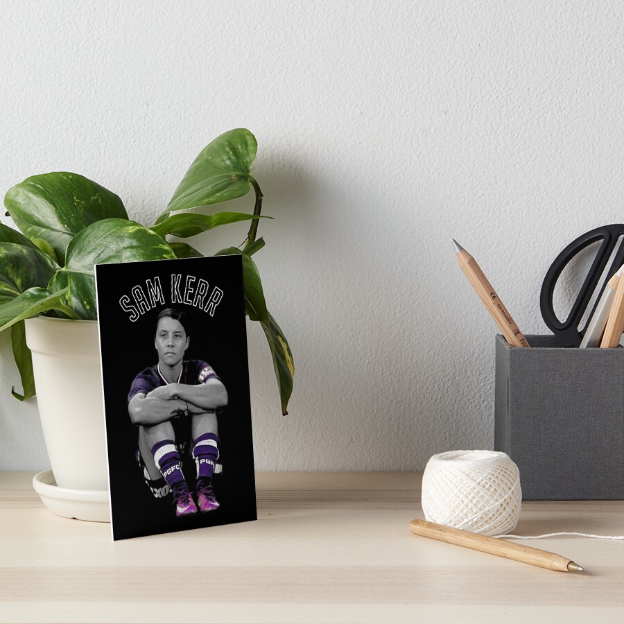 "SAM KERR " Art Board Print for Sale by beelagross | Redbubble