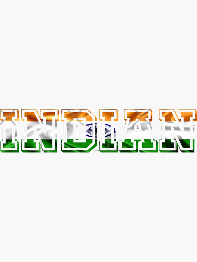 "Indian Desi Bharat" Sticker for Sale by ozumdesigns | Redbubble