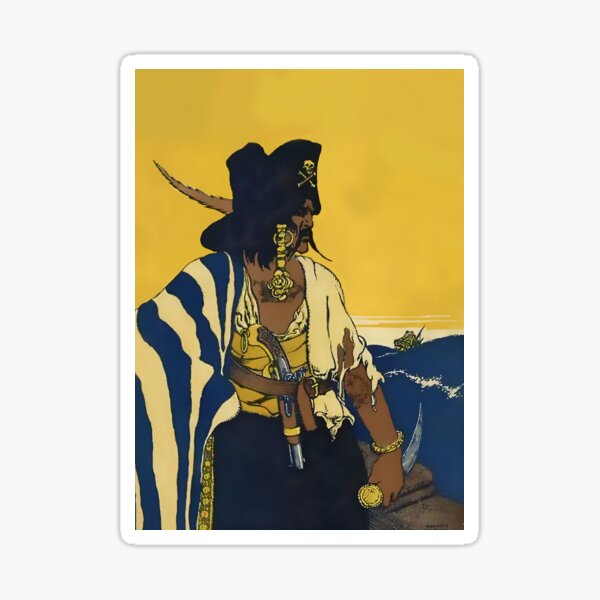 Captain Morgan - Buccaneer” by Howard McCormick" Sticker for Sale by ...