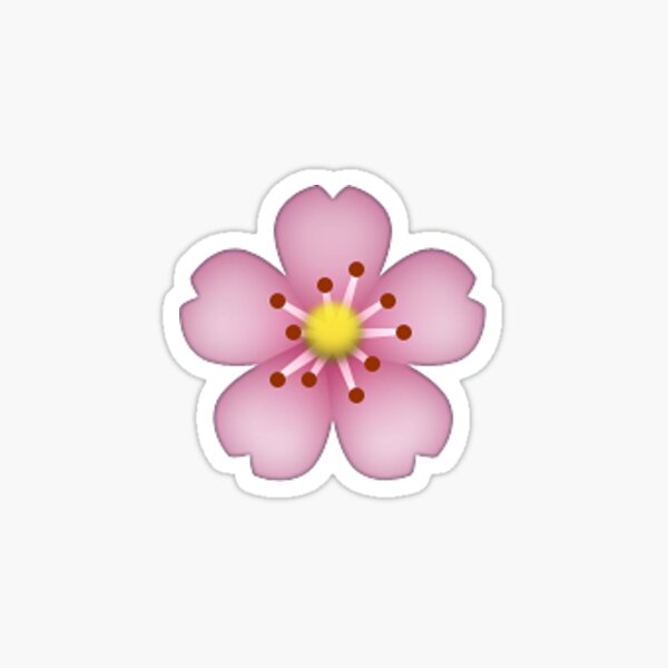 "flower emoji sticker" Sticker by Decker03 | Redbubble