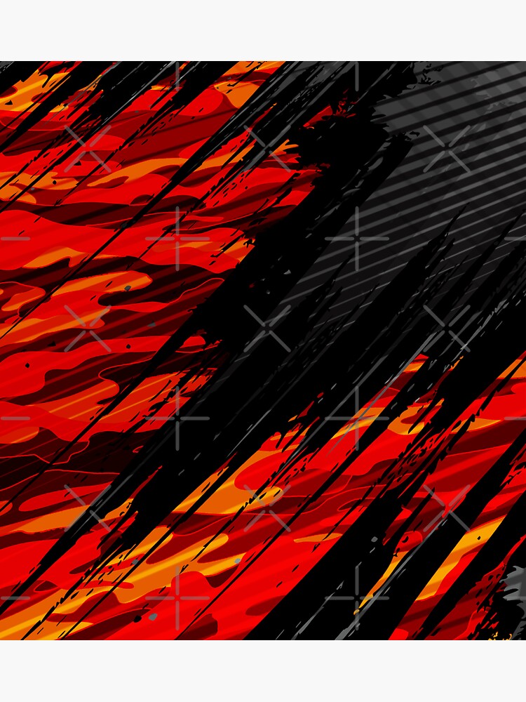 "camo red fire outdoor" Sticker for Sale by Sympetrum | Redbubble