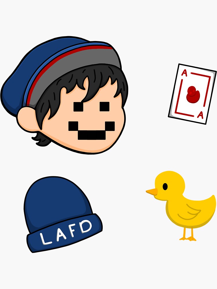 "Quackity " Sticker for Sale by phasingphynx | Redbubble