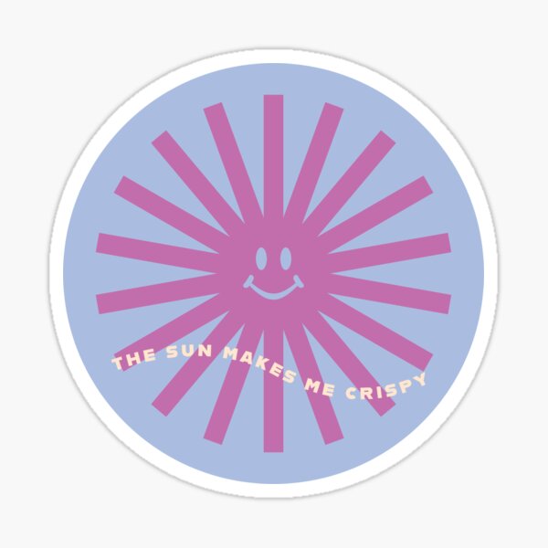 "Smiley Sun" Sticker for Sale by stetterh | Redbubble