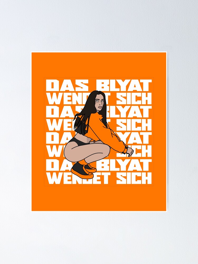 "The Blyat turns Sexy Slav Girl in Russian crouch" Poster for Sale by ...
