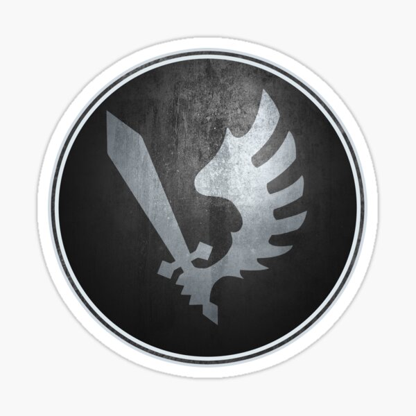 "Ravenwing" Sticker for Sale by astronomicon | Redbubble