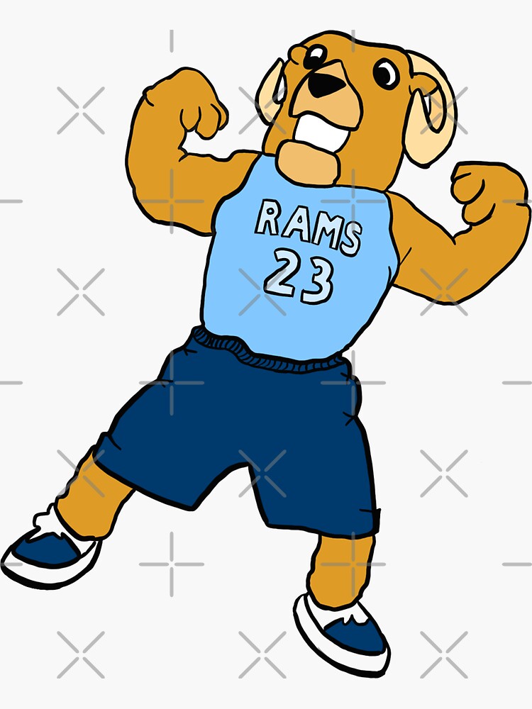 "Rhode Island Rams- Rhody Mascot " Sticker for Sale by Wearinri1 ...