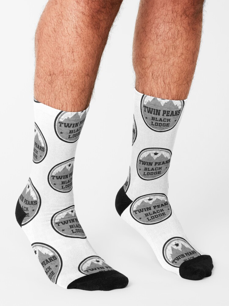 "Twin Peaks Black Lodge / Vintage grunge style" Socks for Sale by ...