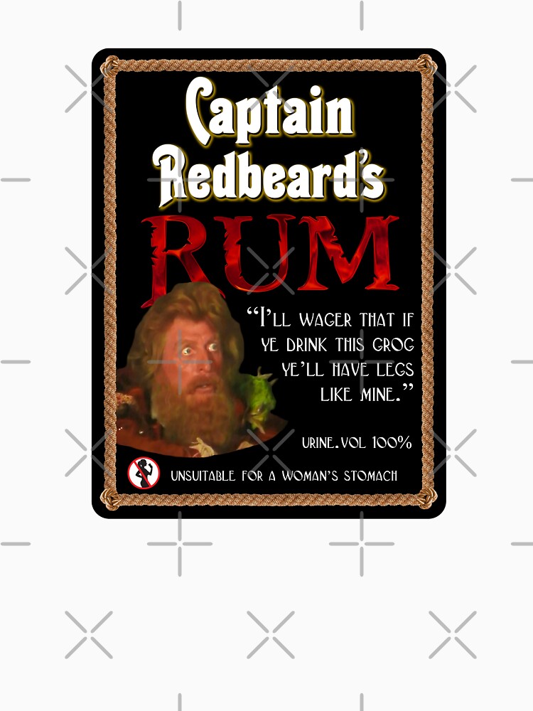 "Captain Redbeard's Rum " T-shirt by CookieDude | Redbubble