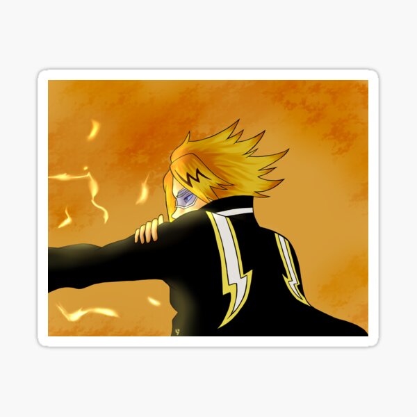 "Denki Kaminari" Sticker for Sale by Elzita | Redbubble