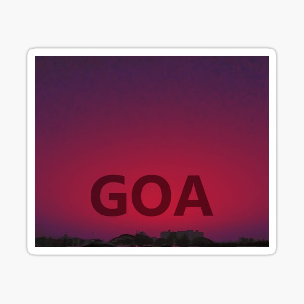 "Sunset Goa" Sticker for Sale by Desneo | Redbubble