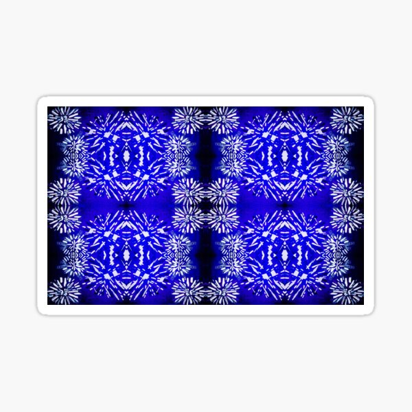 "Blue Fireworks " Sticker for Sale by BoodleBrumtique | Redbubble