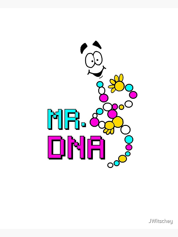 "Mr. DNA From Jurassic Park" Poster by JWitschey | Redbubble