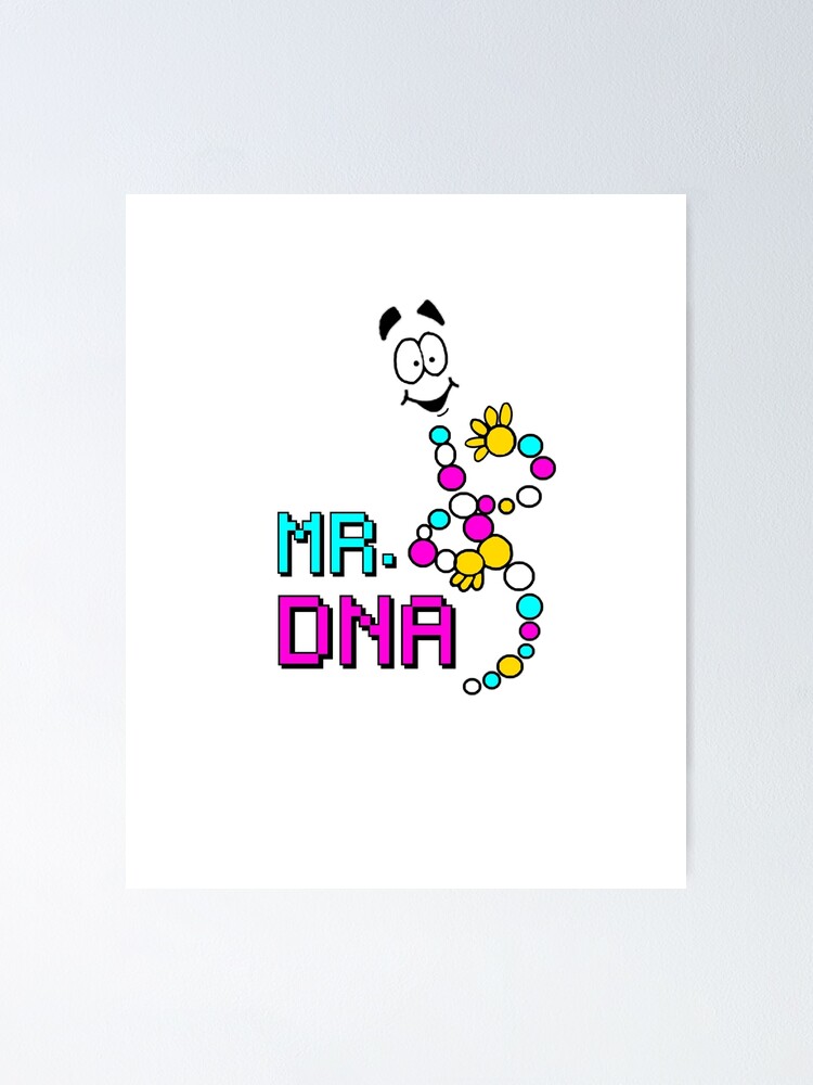 "Mr. DNA From Jurassic Park" Poster by JWitschey | Redbubble