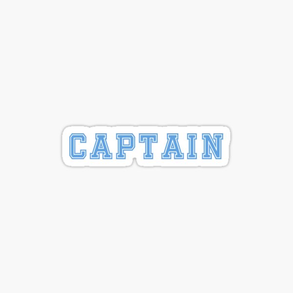 "Captain" Sticker for Sale by Rekzan | Redbubble
