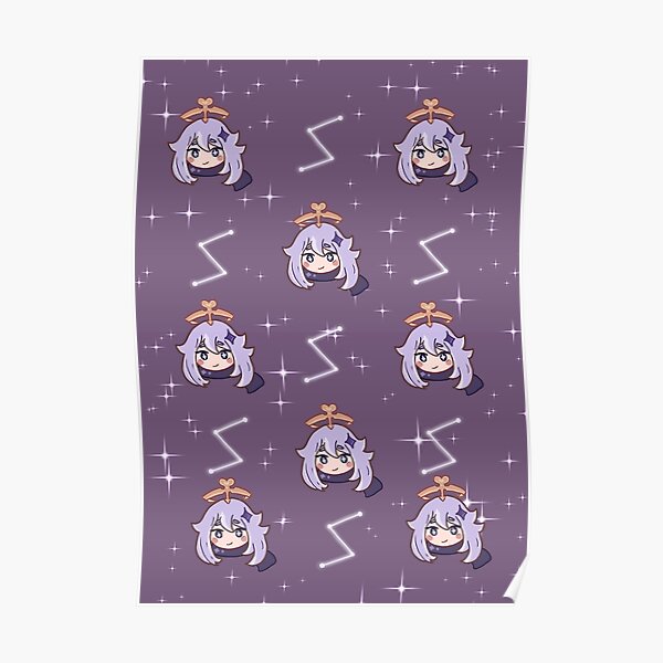 "Paimon Genshin Impact cute patern , bullet jurnal cover , lovely star ...