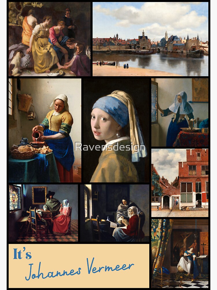 "It’s Johannes Vermeer Collection - Art" Sticker for Sale by ...