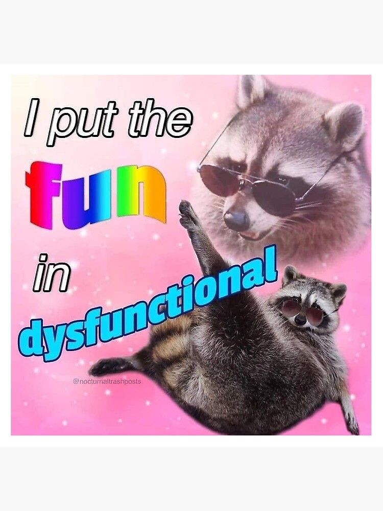 "i put the fun in dysfunctional" Art Board Print for Sale by Nikita420 ...
