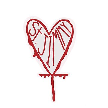 "St jimmy" Sticker for Sale by emmahxnt | Redbubble