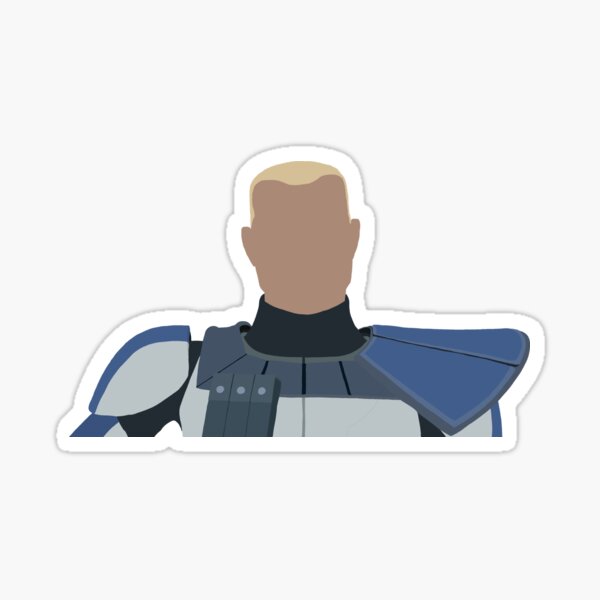 "Captain Rex " Sticker for Sale by swrubel | Redbubble