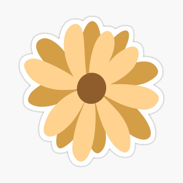 "Fall Flower" Sticker by BlusheMedia | Redbubble