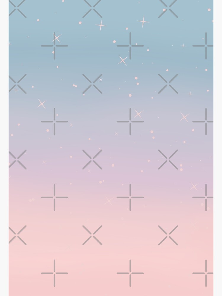 "Purple Ombre Night Sky, Pastel Colors Ombre Sky" Poster by Vimbuy ...
