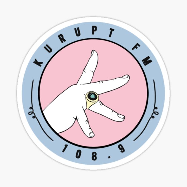 "*EXCLUSIVE* Best Selling Kurupt Fm" Sticker for Sale by AiraOne ...