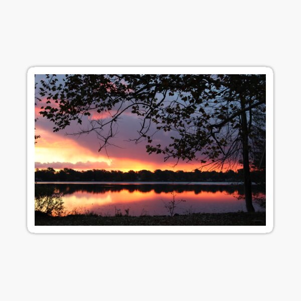 "Sunrise reflection" Sticker for Sale by BethTidd | Redbubble