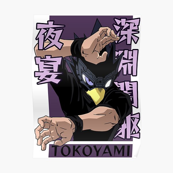 "Tokoyami" Poster for Sale by Brok5566 | Redbubble