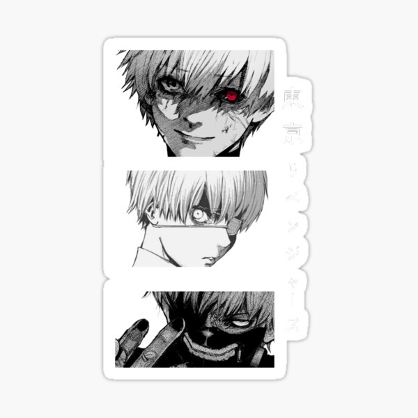 "Ken Kaneki- Tokyo Ghoul" Sticker for Sale by BestOfMangaa | Redbubble
