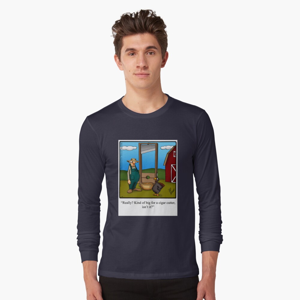 "Funny "Spectickles" Thanksgiving Turkey Guillotine Cartoon Humor ...