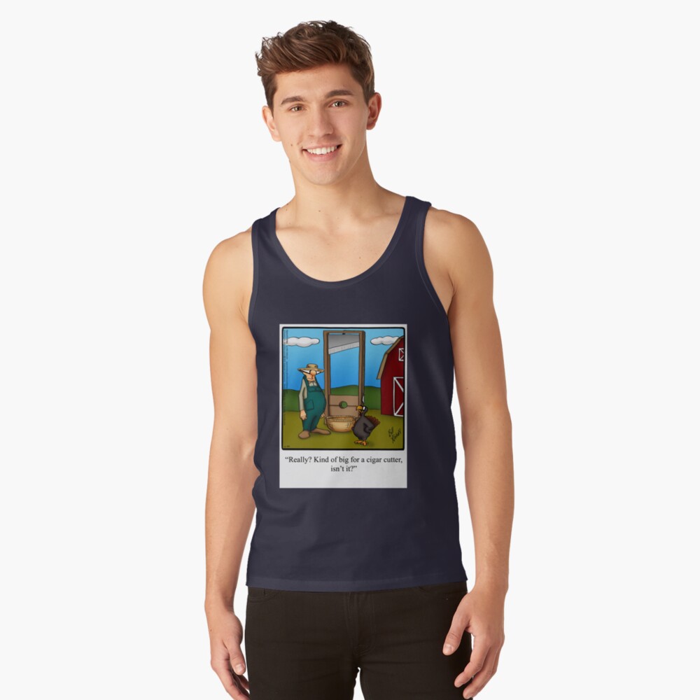 "Funny "Spectickles" Thanksgiving Turkey Guillotine Cartoon Humor ...