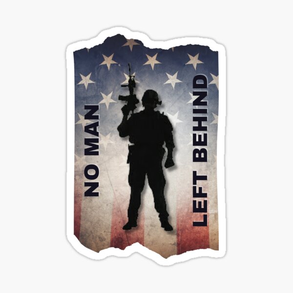 "United States Soldier Memorial - No Man Left Behind" Sticker for Sale ...